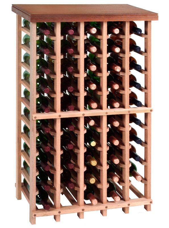 5 Column Wine Rack Table | Vigilant - #1 in Wine Cellars, Racks & Humidors