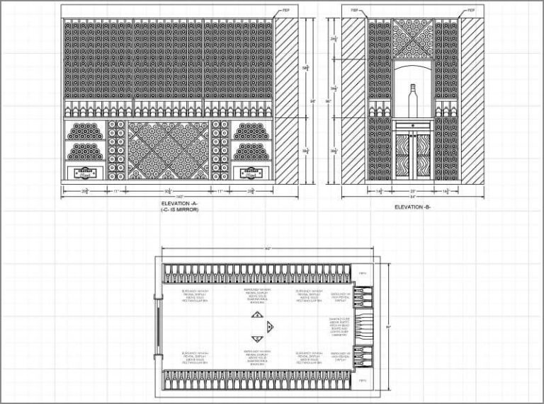Sample Plans - #1 in Wine Cellars, Wine Racks, & Cigar Humidors ...